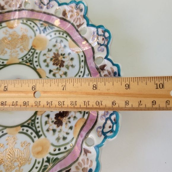 Wall Decor | Vintage Decorative Plate 9 Inch Reticulated Portrait Hand ...